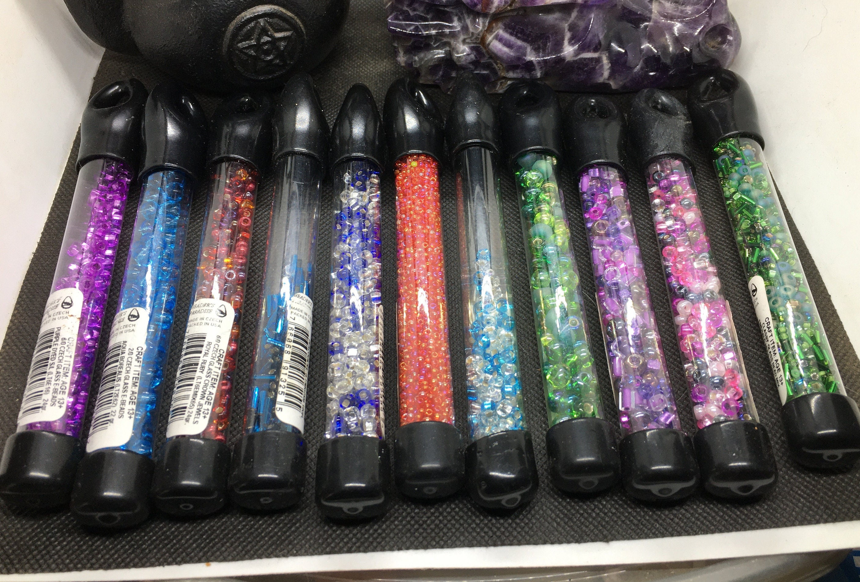 Large Seed Bead Tubes - Etsy