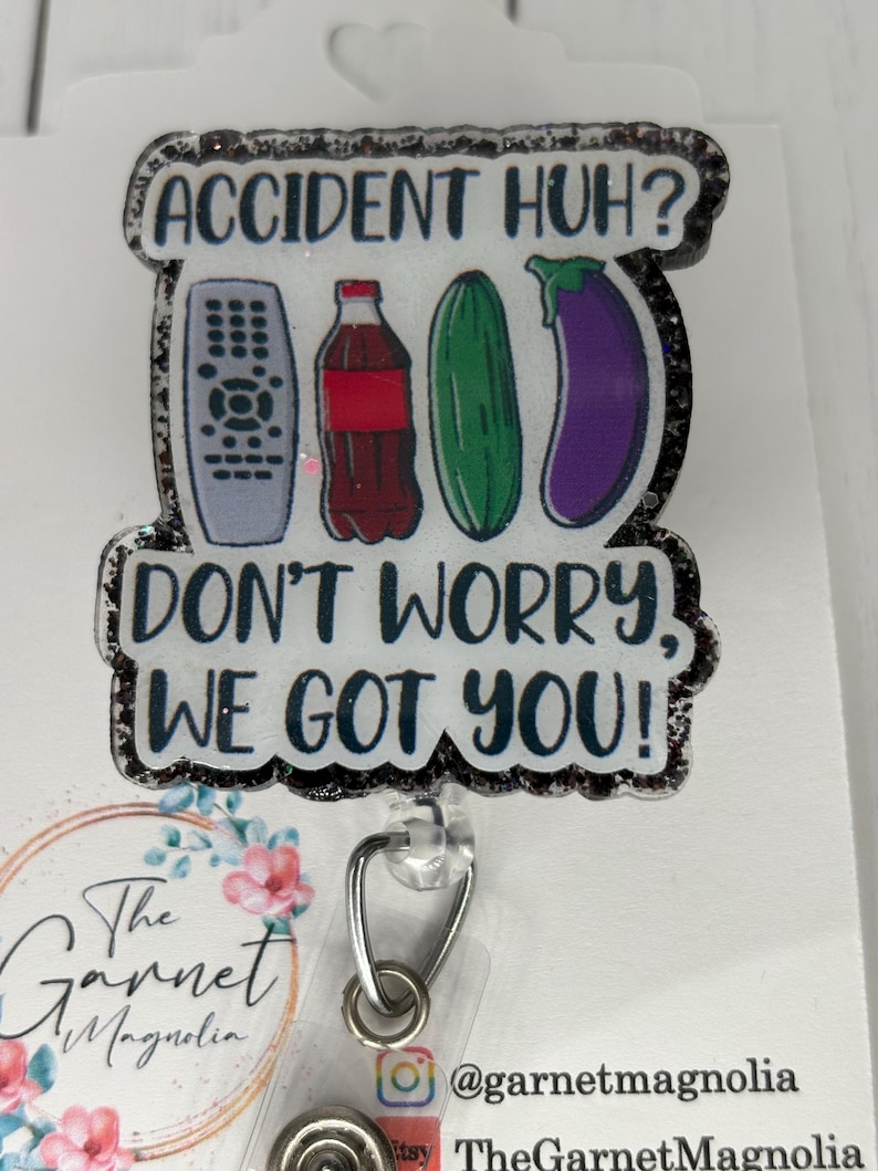 Funny Medical Emergency OR Nurse Surgical Tech Cute Badge | Retractable ...
