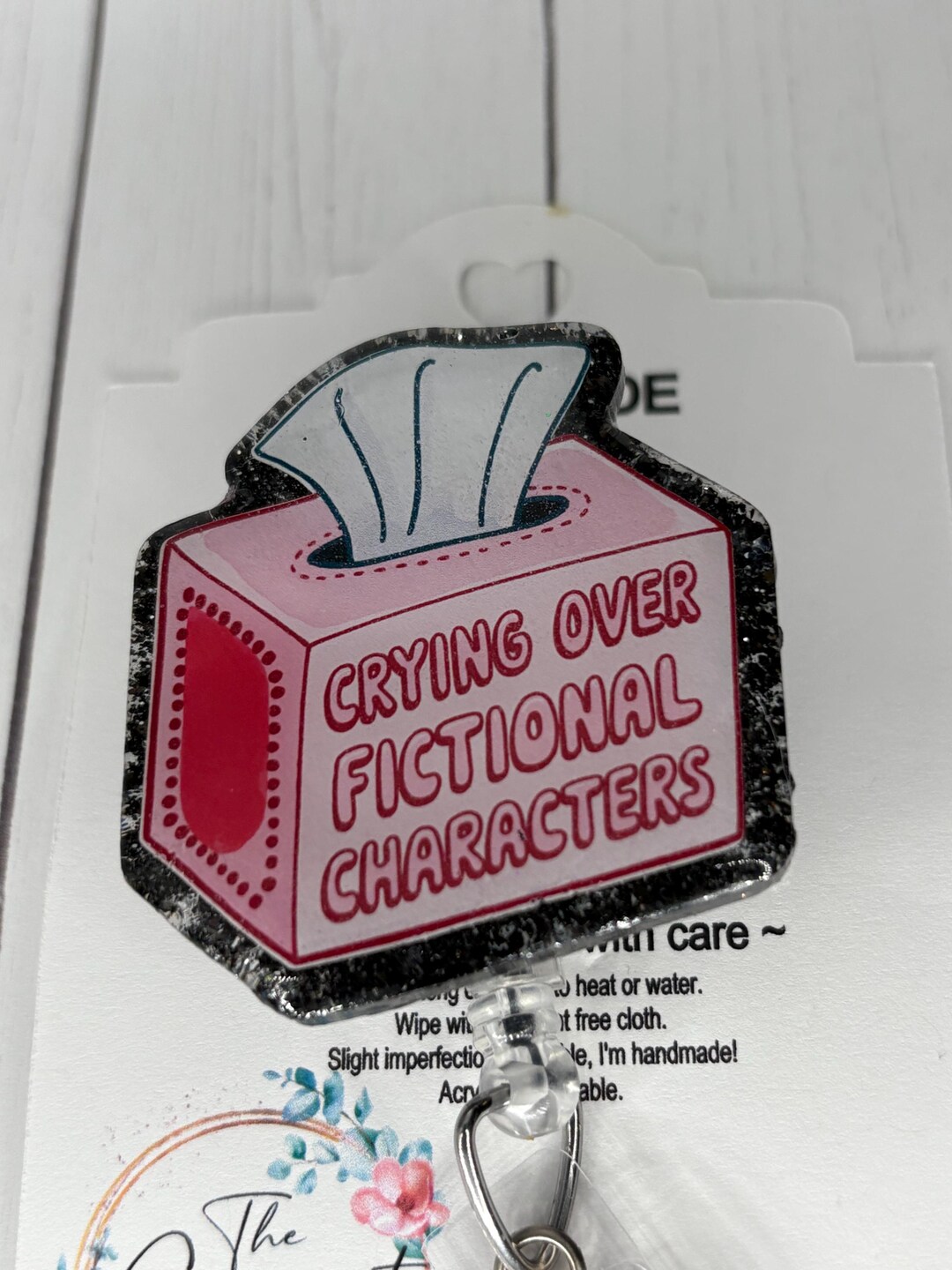 Crying Over Fictional Characters Tissue Book Trendy Fun Reel ...