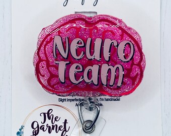 Neuro Rehab OT Badge Reel Neuro Brain Badge - Etsy