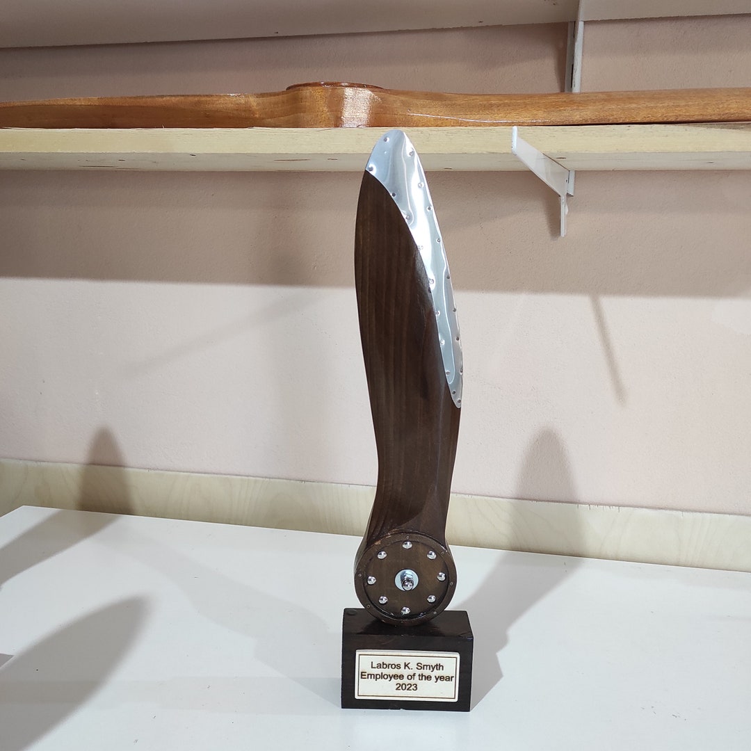 Propeller Trophy Pilot Award - Etsy