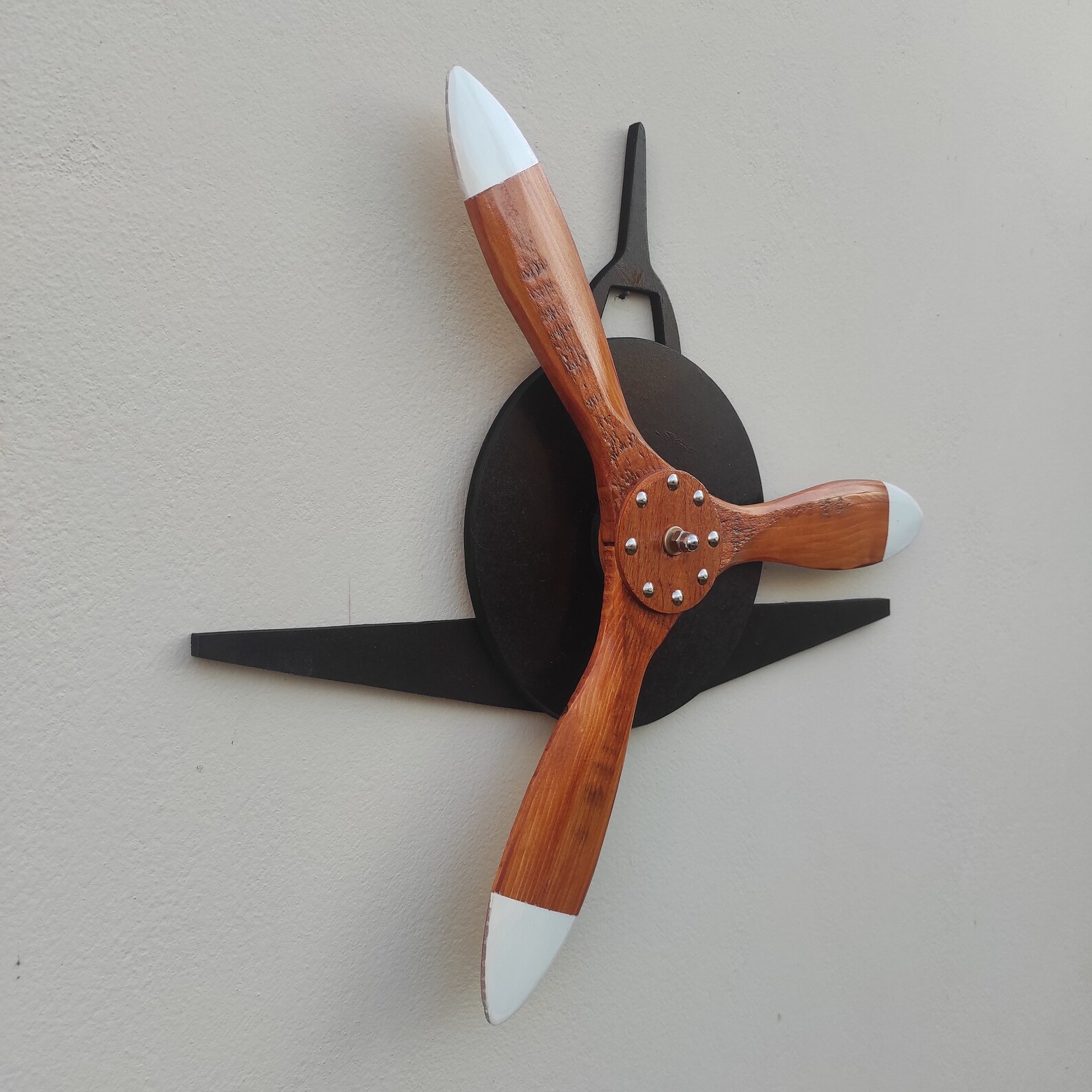 3 Blades Wooden Spinning Propeller. - Etsy