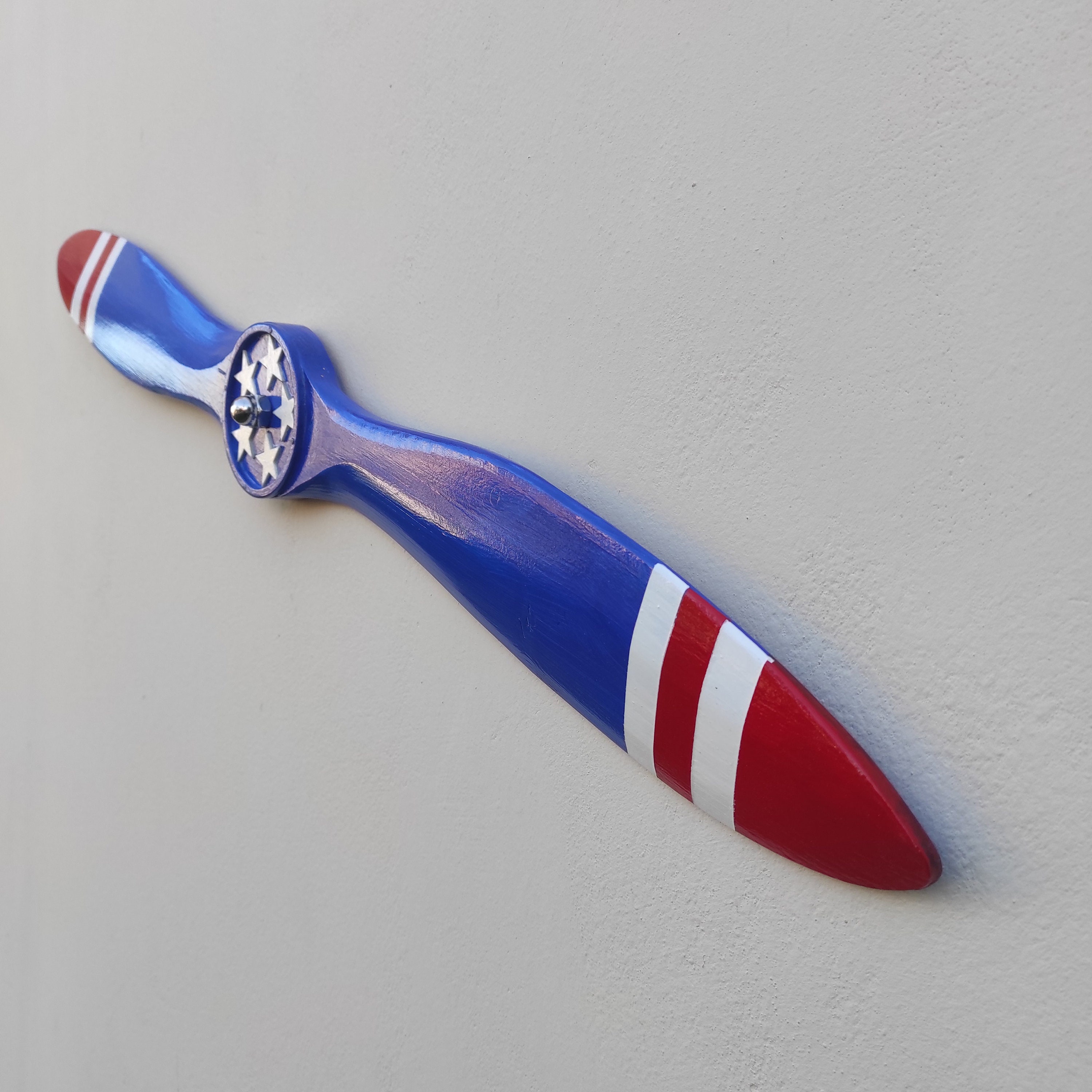 Wooden Airplane Propeller American Flag 31,5" - Etsy
