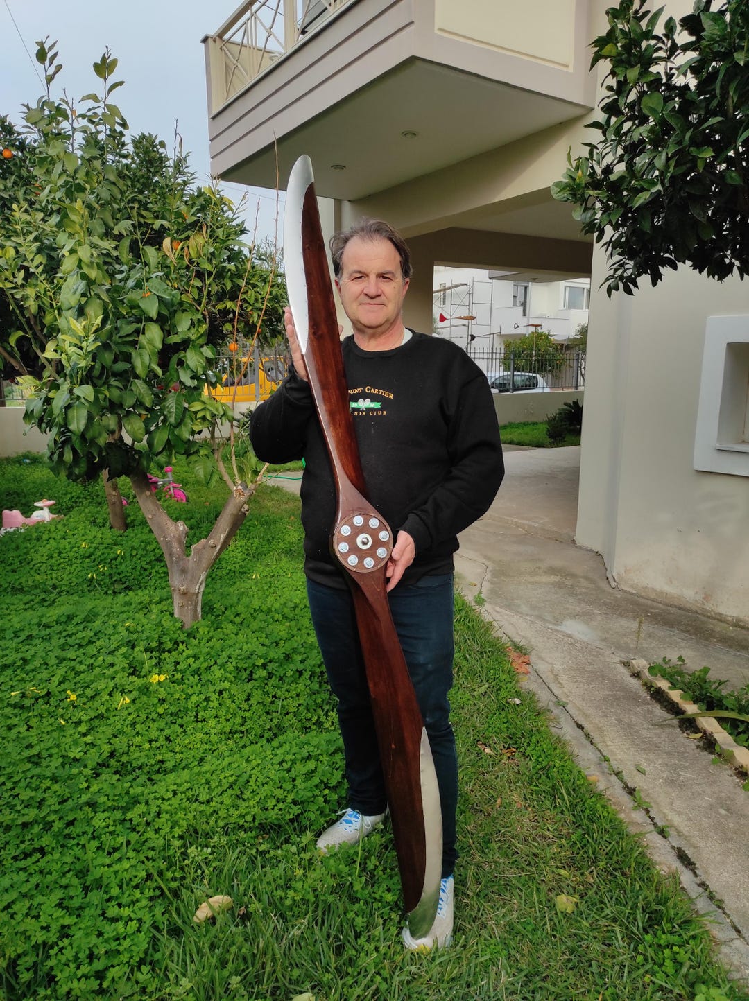 Handmade Wooden Display Airplane Propeller 6 Foot Long (184cm) - Etsy UK