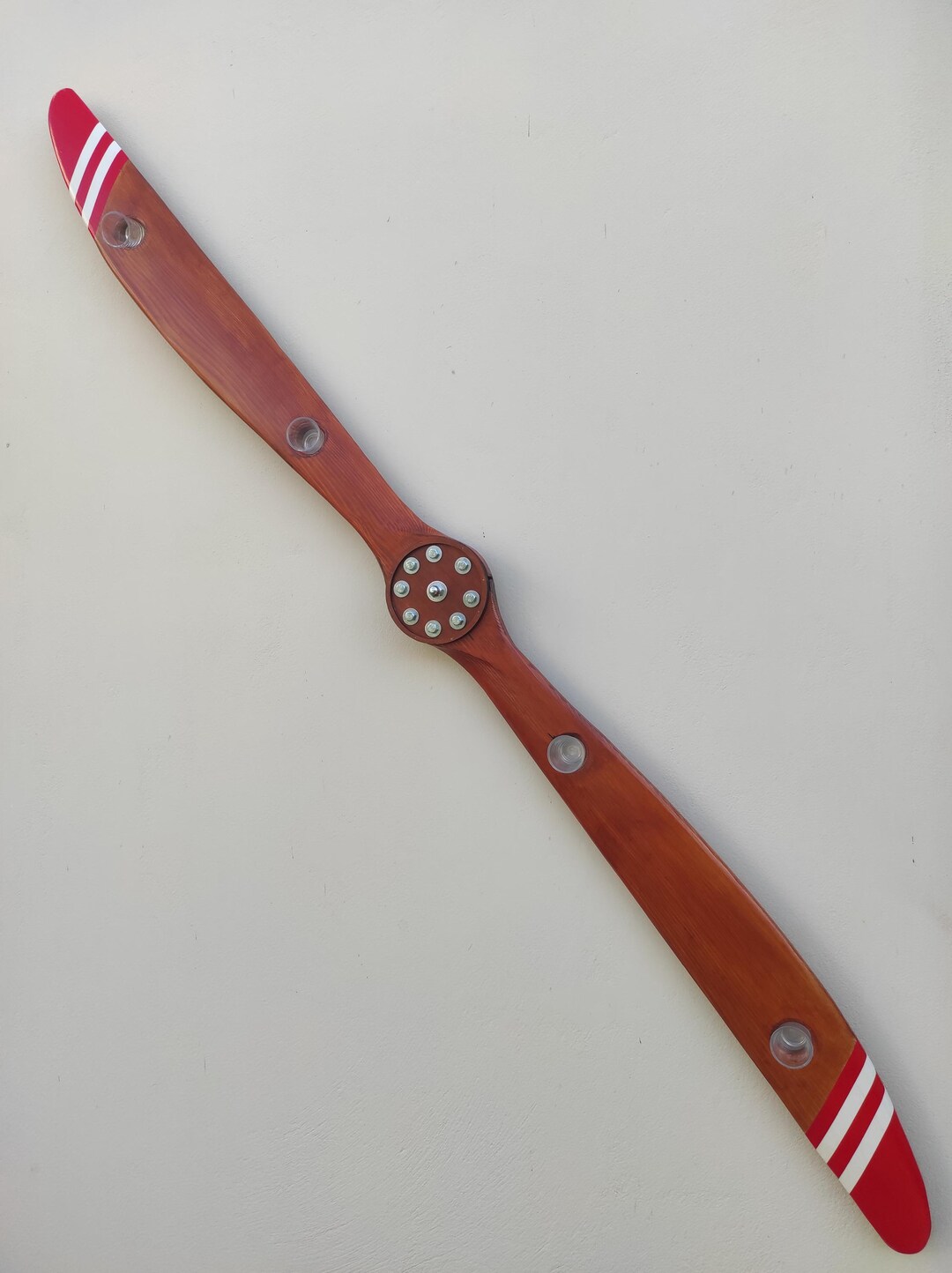 Handmade Wooden Airplane Propeller With Shot Glass Holders (6.5 Ft) - Etsy