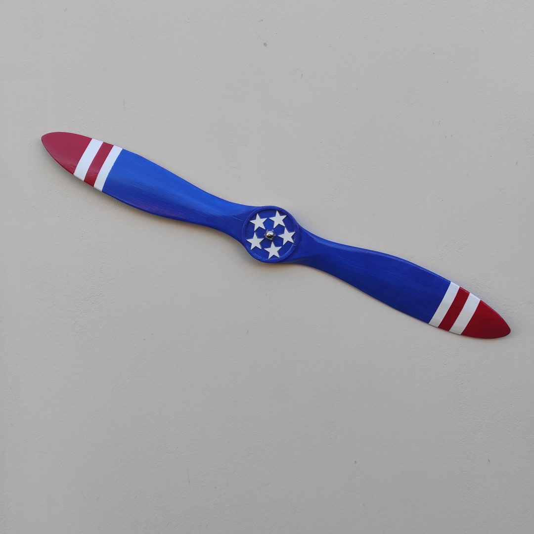 Wooden Airplane Propeller American Flag 31,5" - Etsy