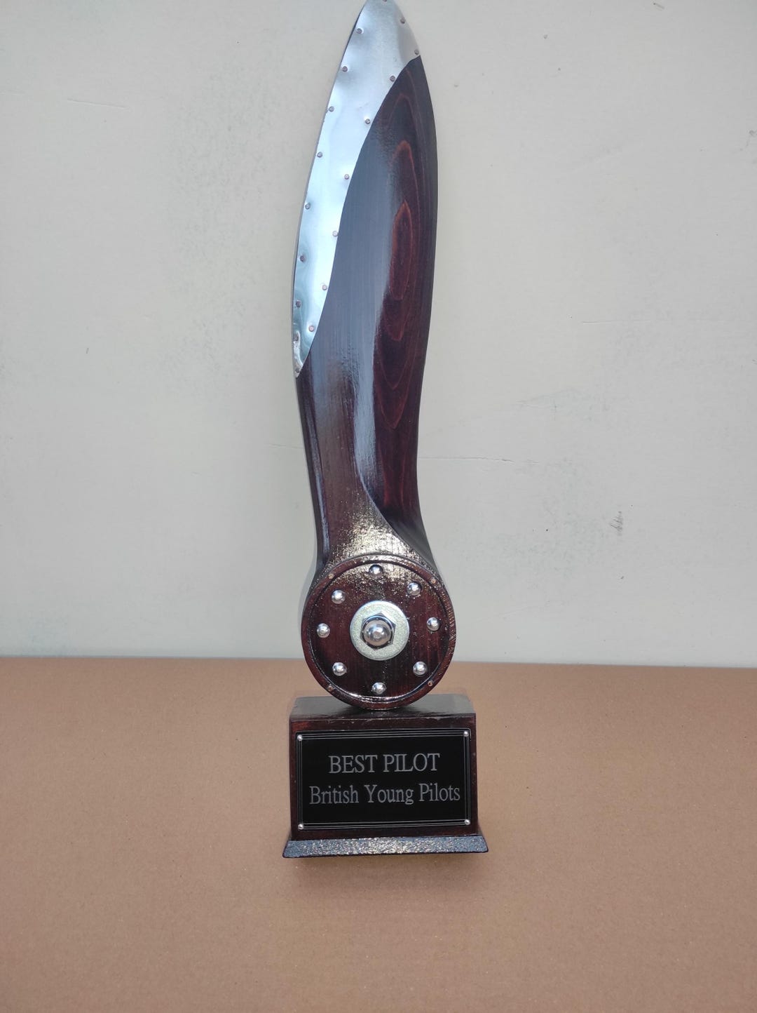 Propeller Trophy Pilot Award - Etsy