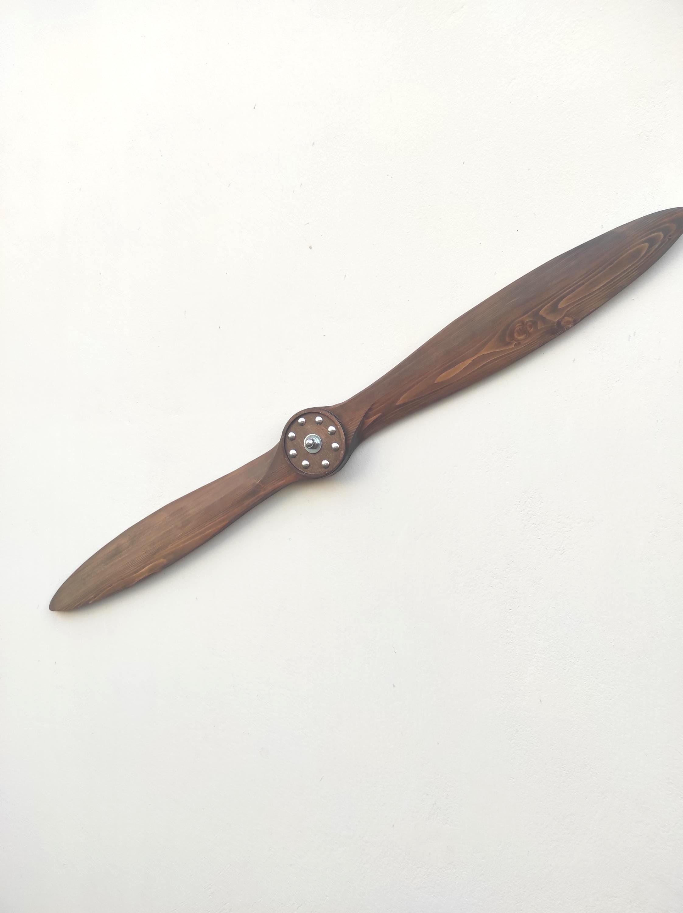 Handmade Wooden Display Airplane Propeller 120cm Long .(47,3 Inches) - Etsy