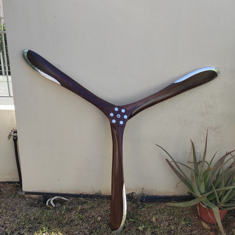 3 Bladed Wooden Propeller - Etsy