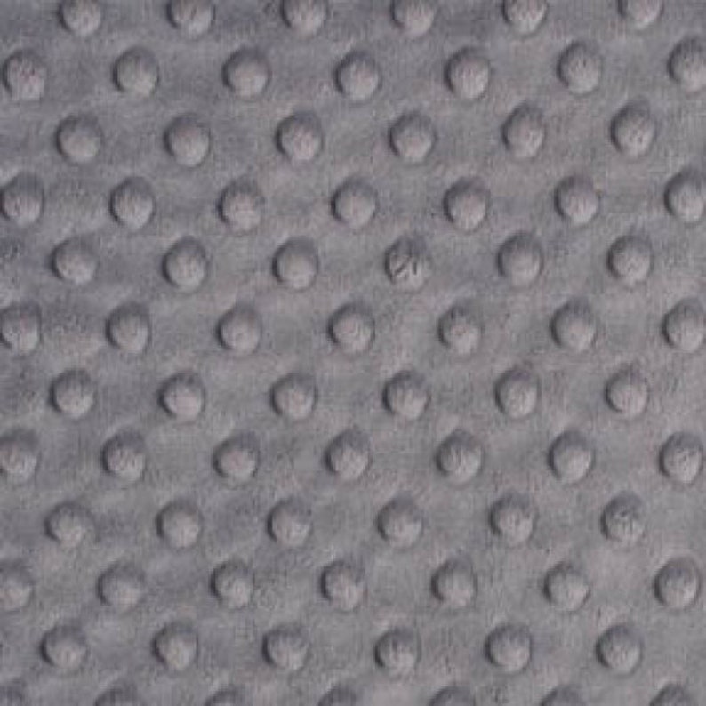 Gray Minky Dimple Dot. Minky Fabric by the Yard. Minky. Minky Fabric ...