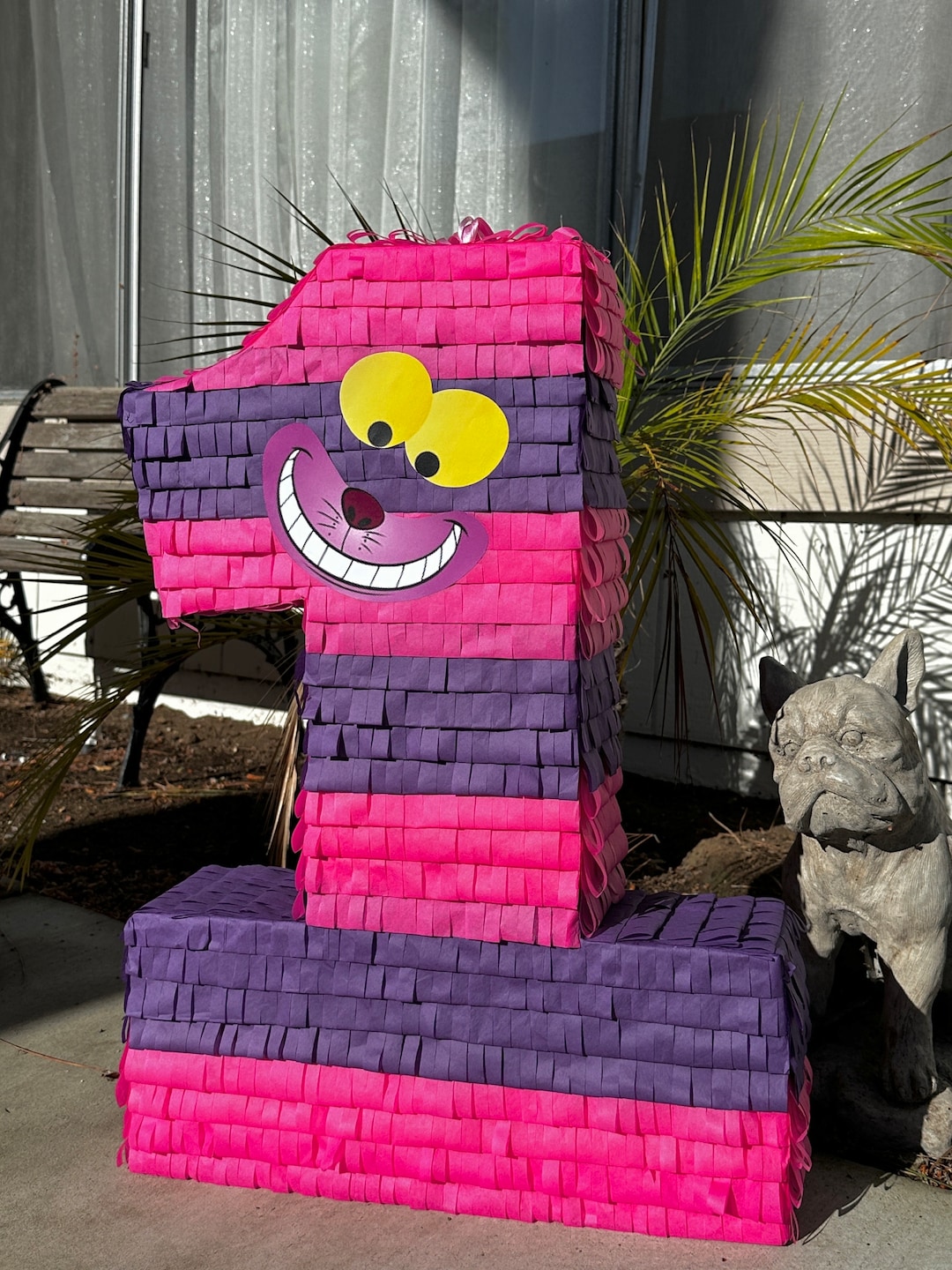 Alice in Wonderland Themed Piñata, Cheshire Cat Number Piñata - Etsy