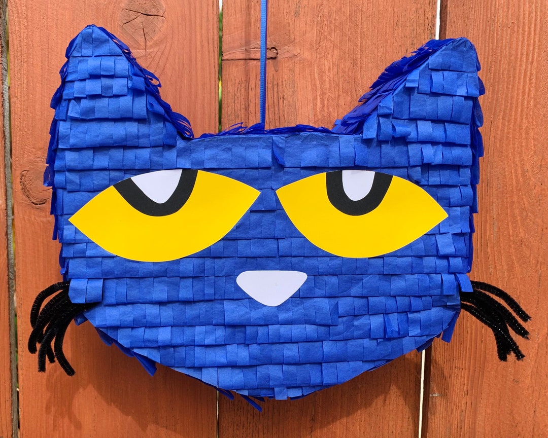 Cat Piñata , Pete the Cat Inspired Piñata - Etsy