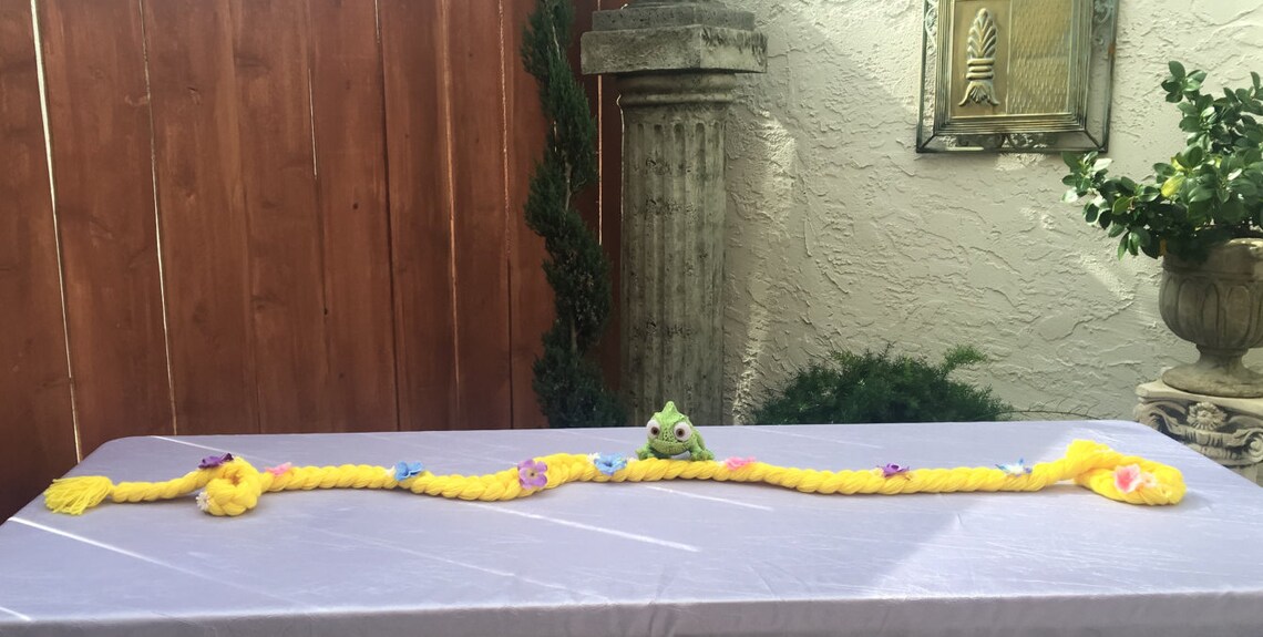 Rapunzel / Tangled Themed Centerpiece Rapunzel 6ft Yarn | Etsy