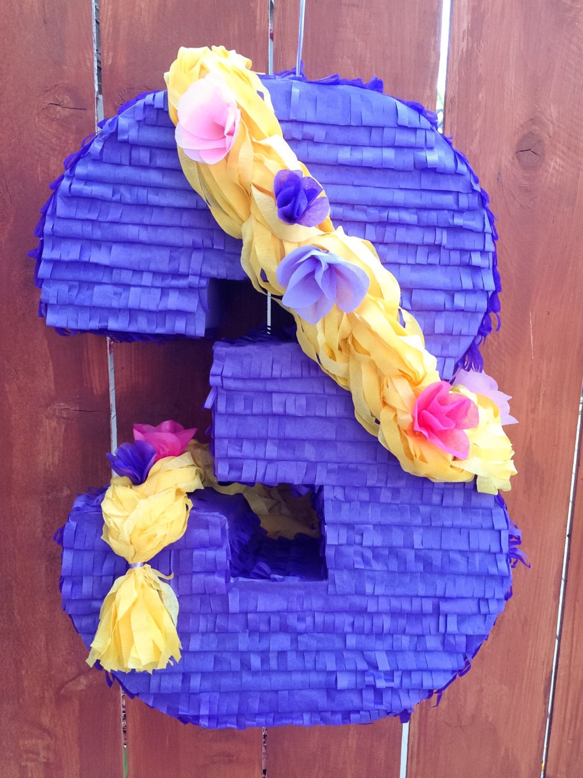 Rapunzel Themed Number Piñata Rapunzel Piñata Tangled Piñata | Etsy