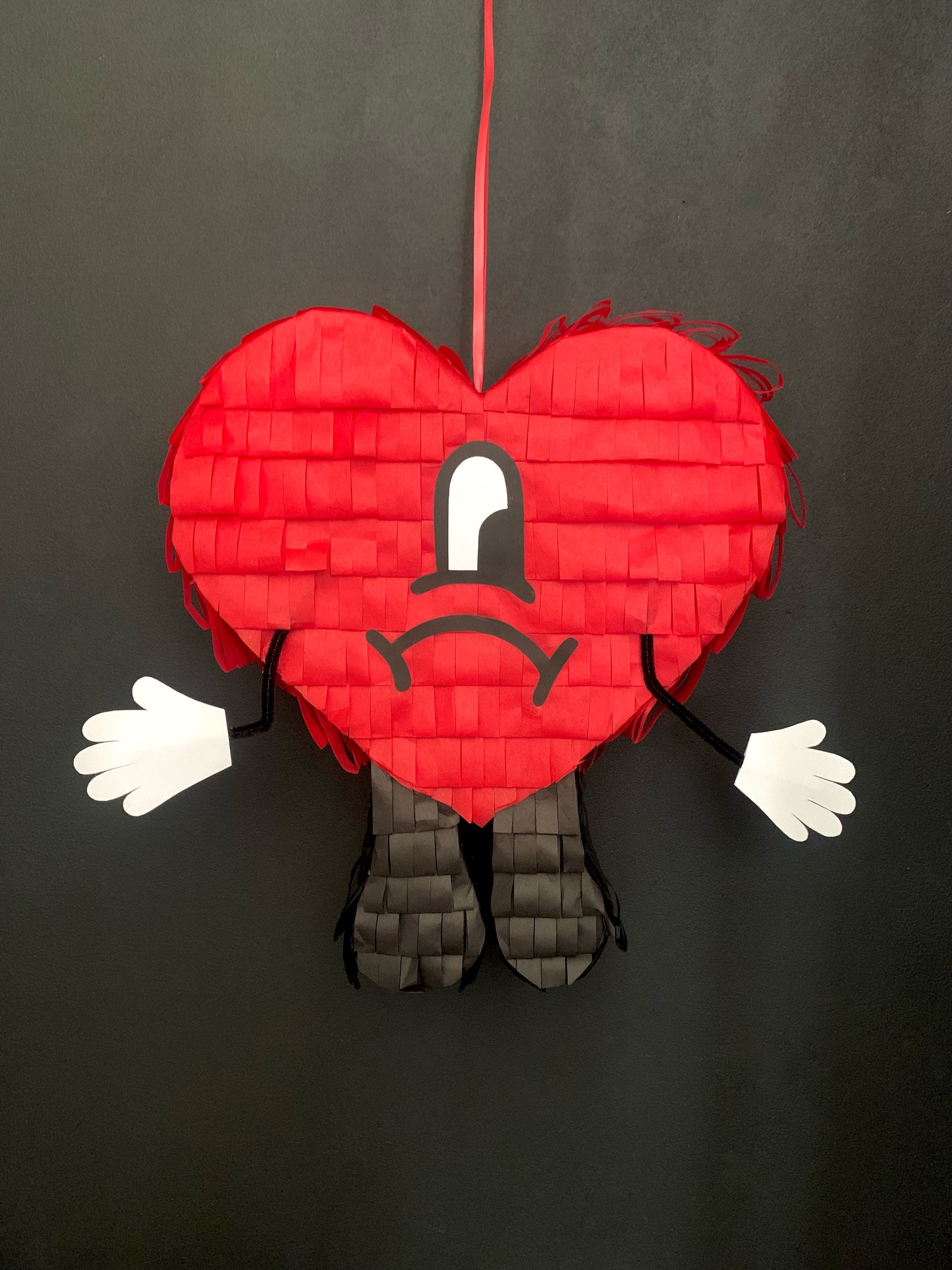 Bad Bunny Heart - Etsy