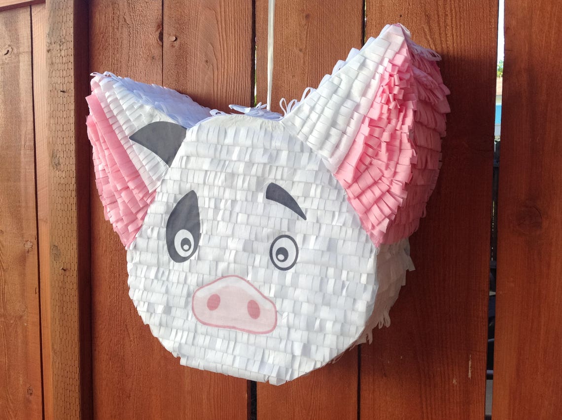 Pua Pig Piñata / Moana Themed Piñata / Moana Birthday - Etsy