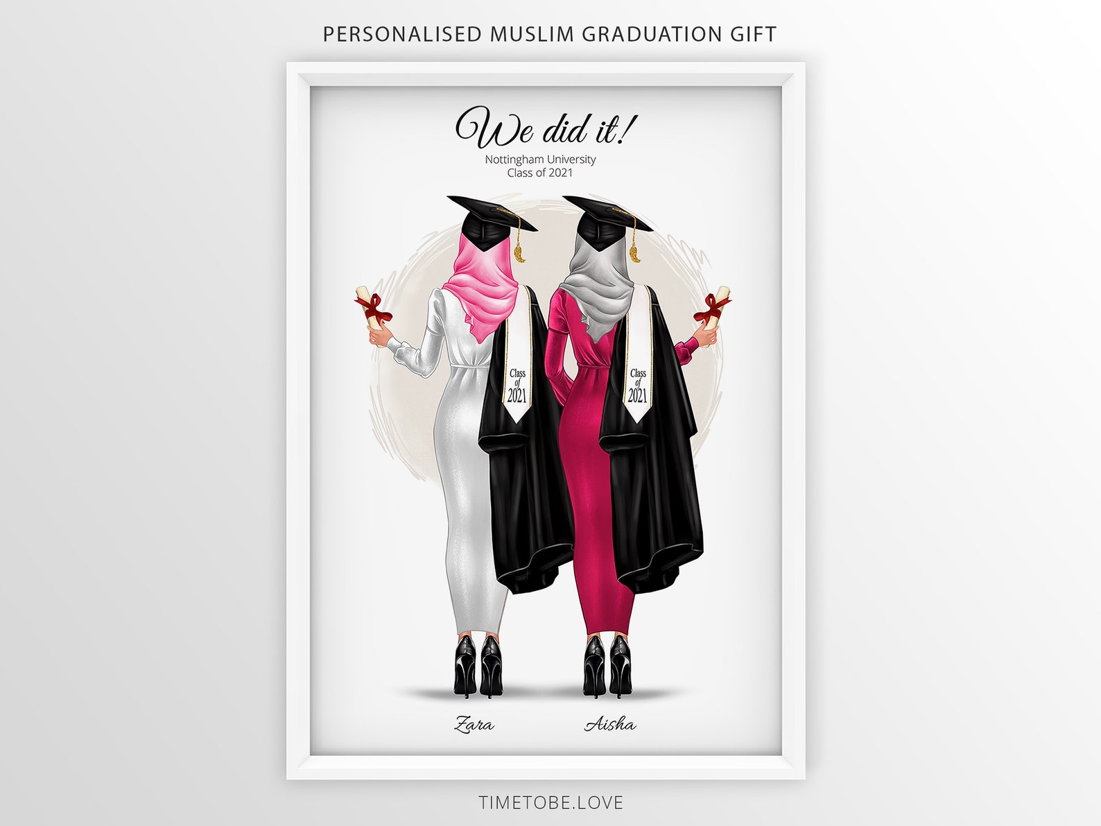 Islamic Graduation, Muslim Graduation Gift, Muslim Graduation Print ...