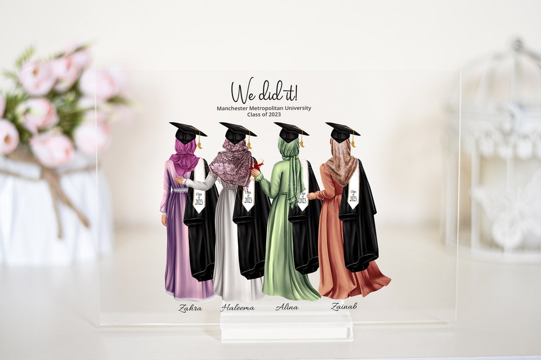 Personalised Muslim Graduation Gift, Islamic Graduation for Best ...