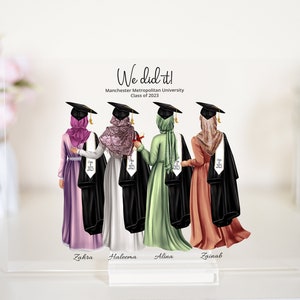 Personalised Muslim Graduation Gift, Islamic Graduation for Best ...