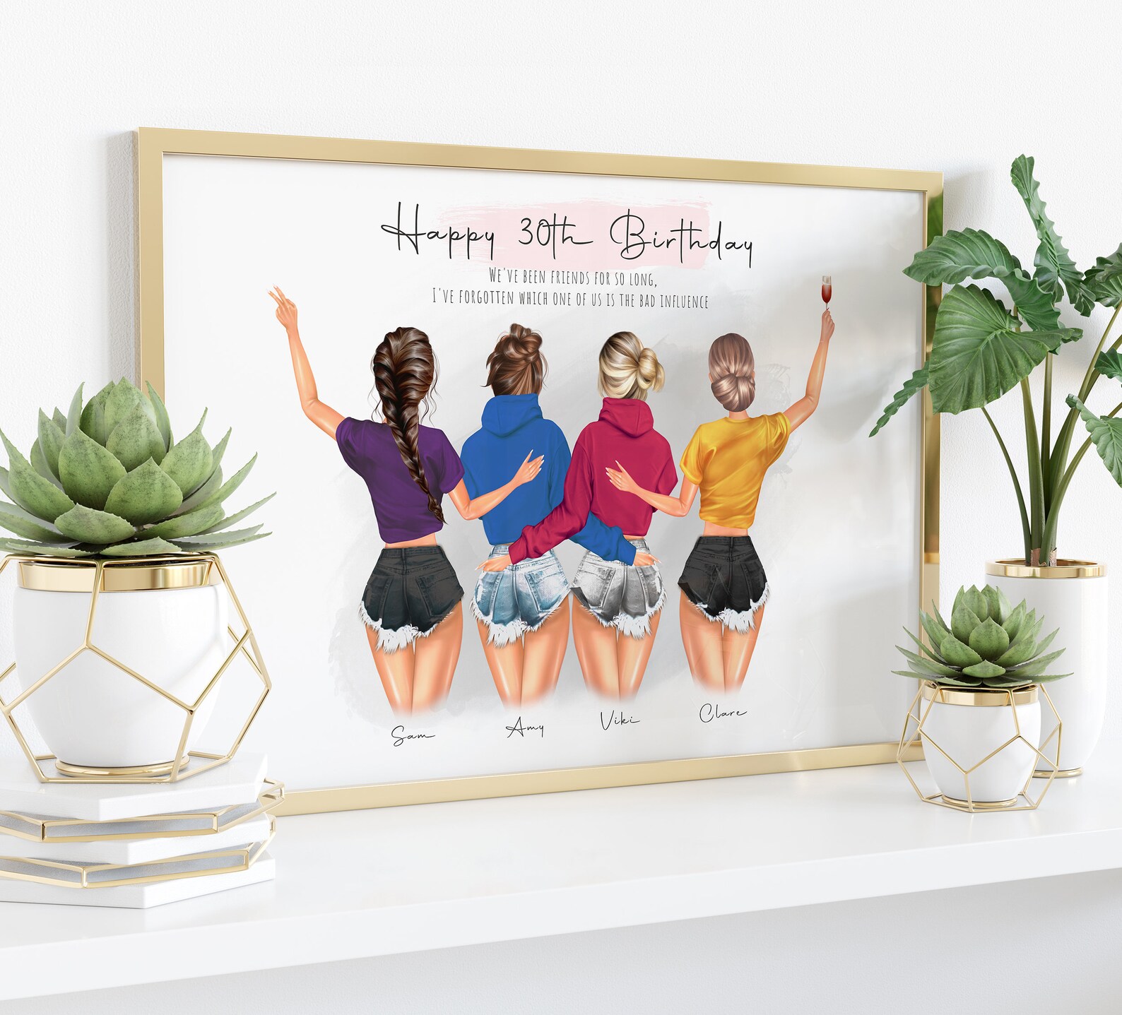 Best Friend Gift, Best Friend Print, Friendship Print, Birthday Gift ...