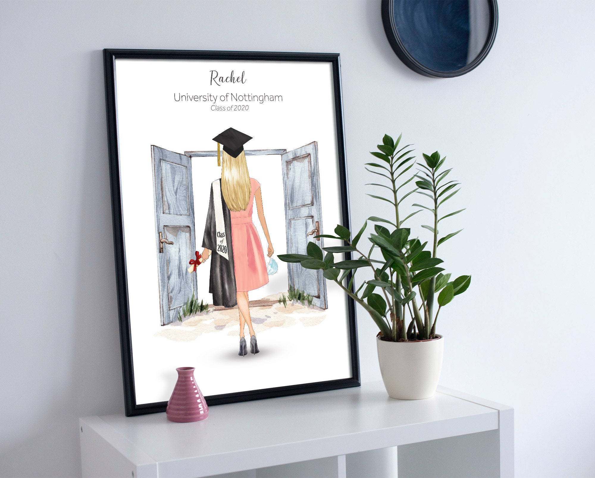 Graduation Print Personalized Graduation Gift for Her Class - Etsy UK