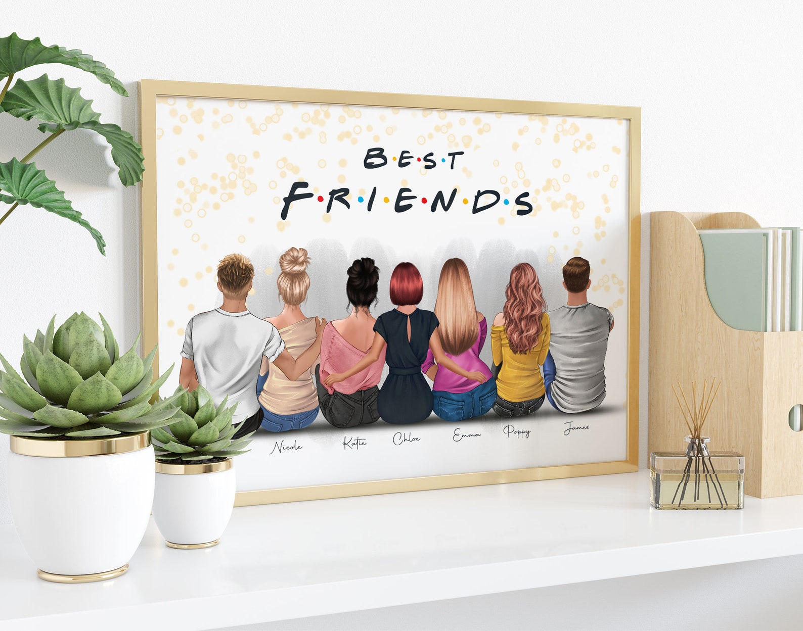 Best Friend Print Friendship Print Best Friend Gift - Etsy