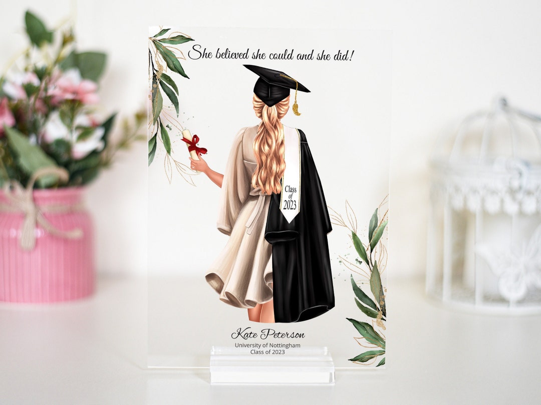 Graduation 2025, Acrylic Plaque and Stand, Graduation Print Friends ...