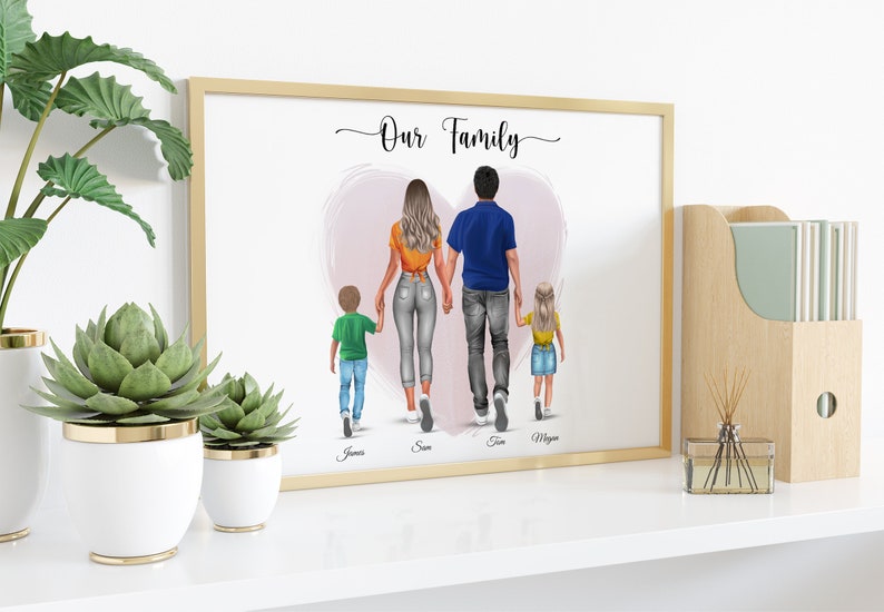 Personalised Family Print Custom Family Gift Our Family - Etsy