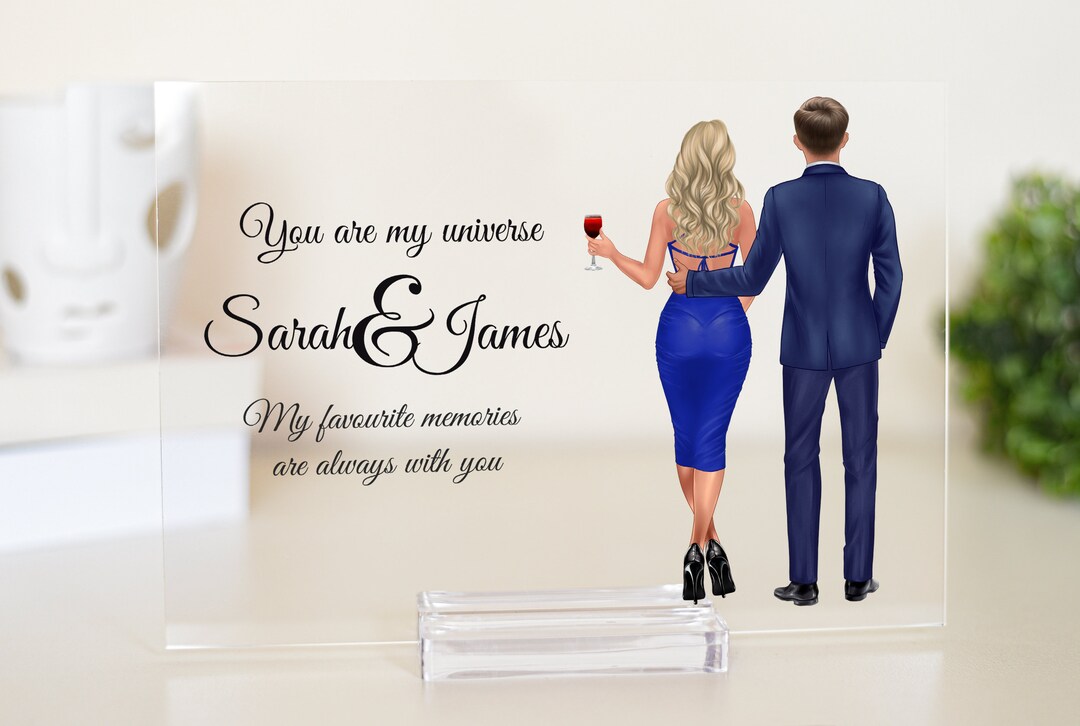 Personalised Couple Print, Couples Gift, Boyfriend Present, Gift for ...