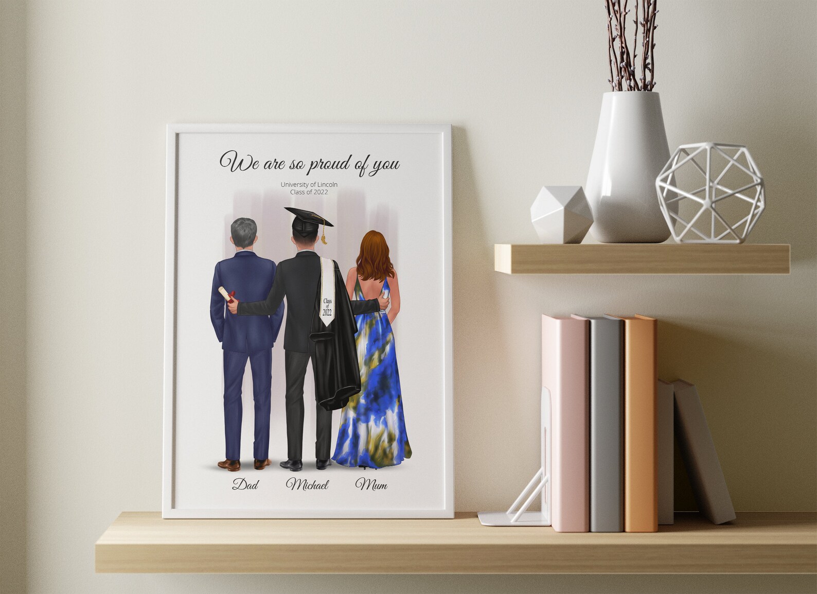 Proud Mom of a Graduate, Family Graduation Gifts, We Are so Proud of ...