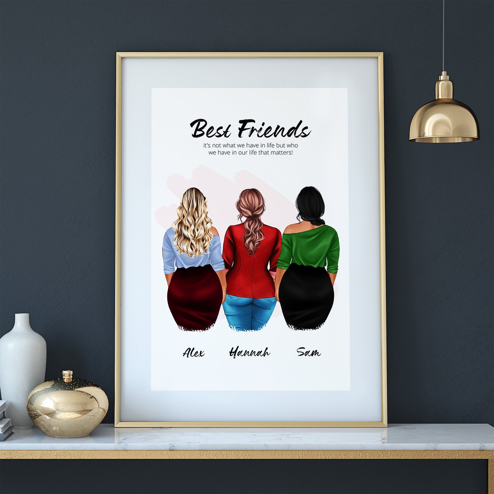 Best Friend Print 3 Best Friend Gift Best Friends Gift - Etsy UK