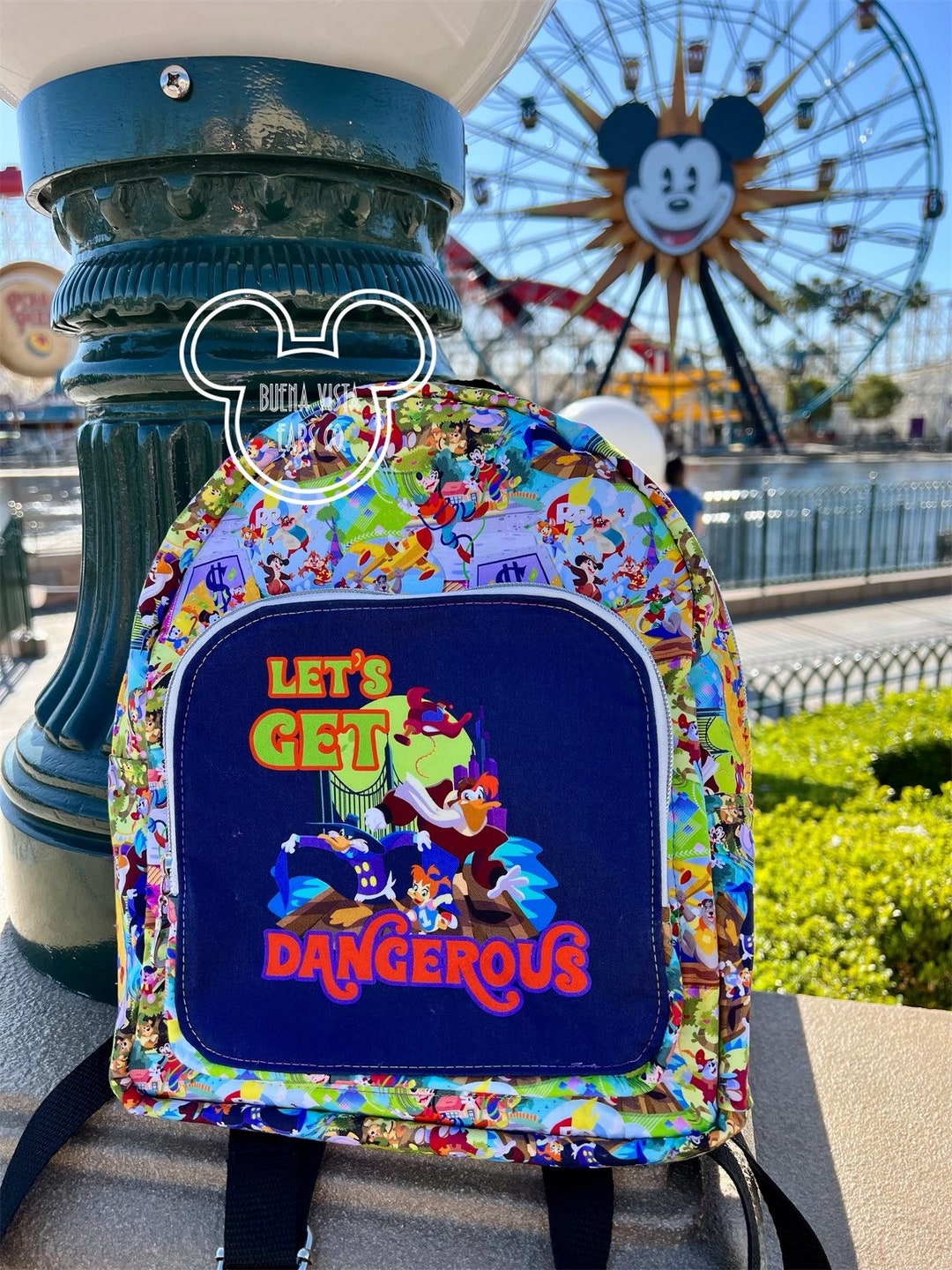 90s Disney Cartoons Mini Backpack - Etsy