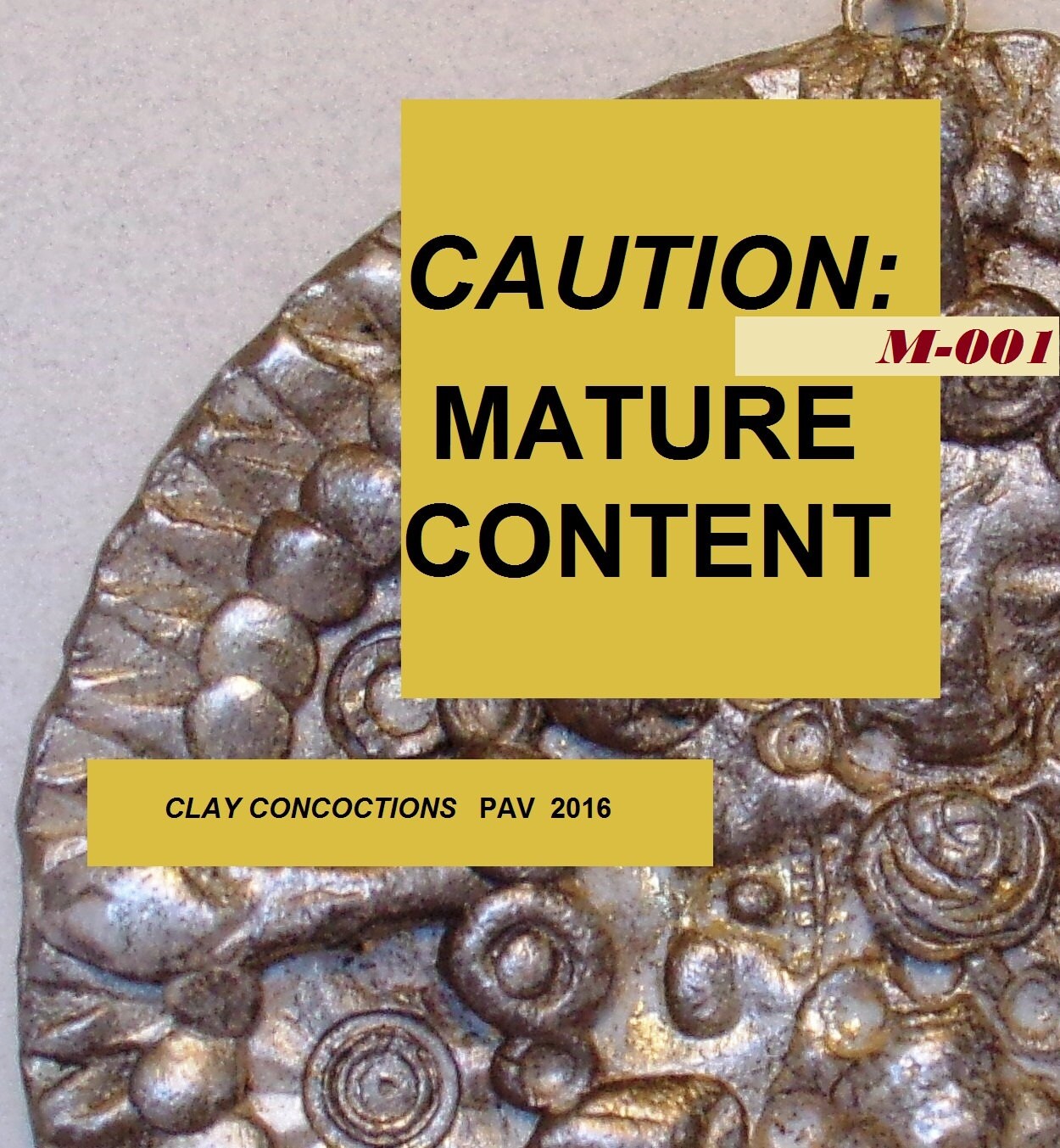 Penis MEDAL_001 spectercle Clay Medallion M-001 - Etsy