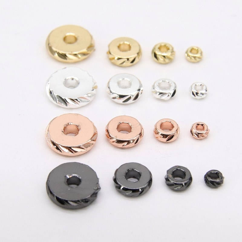 Rose Gold Spacer Beads - Etsy