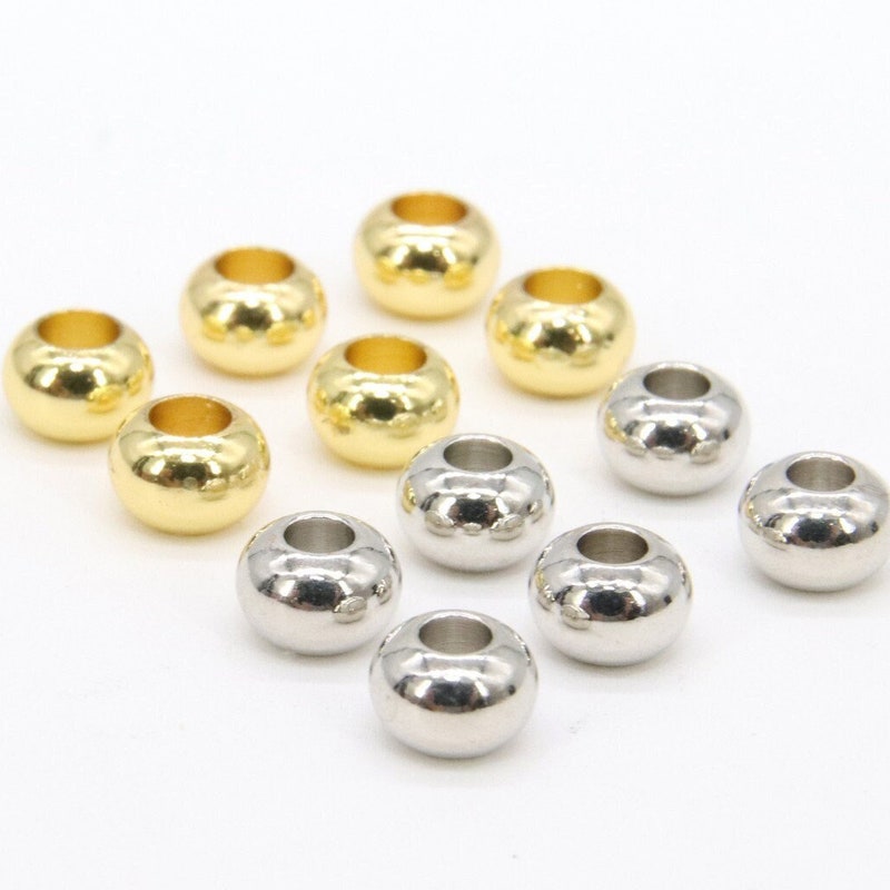 Large Metal Beads - Etsy