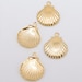 14 K Gold Filled Tiny Scallop Shell Charm, 14 20 Gold Small Seashell ...