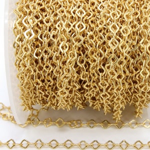 Cable Chain, 4 Mm Square Diamond Unfinished Necklace CH #201, 16 K ...