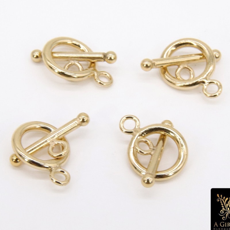 14k Gold T Clasp Bracelet - Etsy