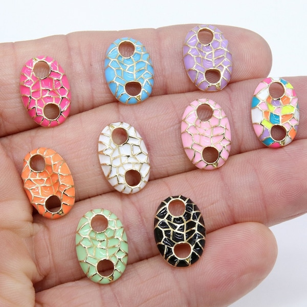 Enamel Connectors - Etsy