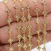 CZ Chain by the Yard Genuine Diamond Shape CZ Bezel Chain - Etsy