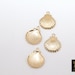 14 K Gold Filled Tiny Scallop Shell Charm, 14 20 Gold Small Seashell ...