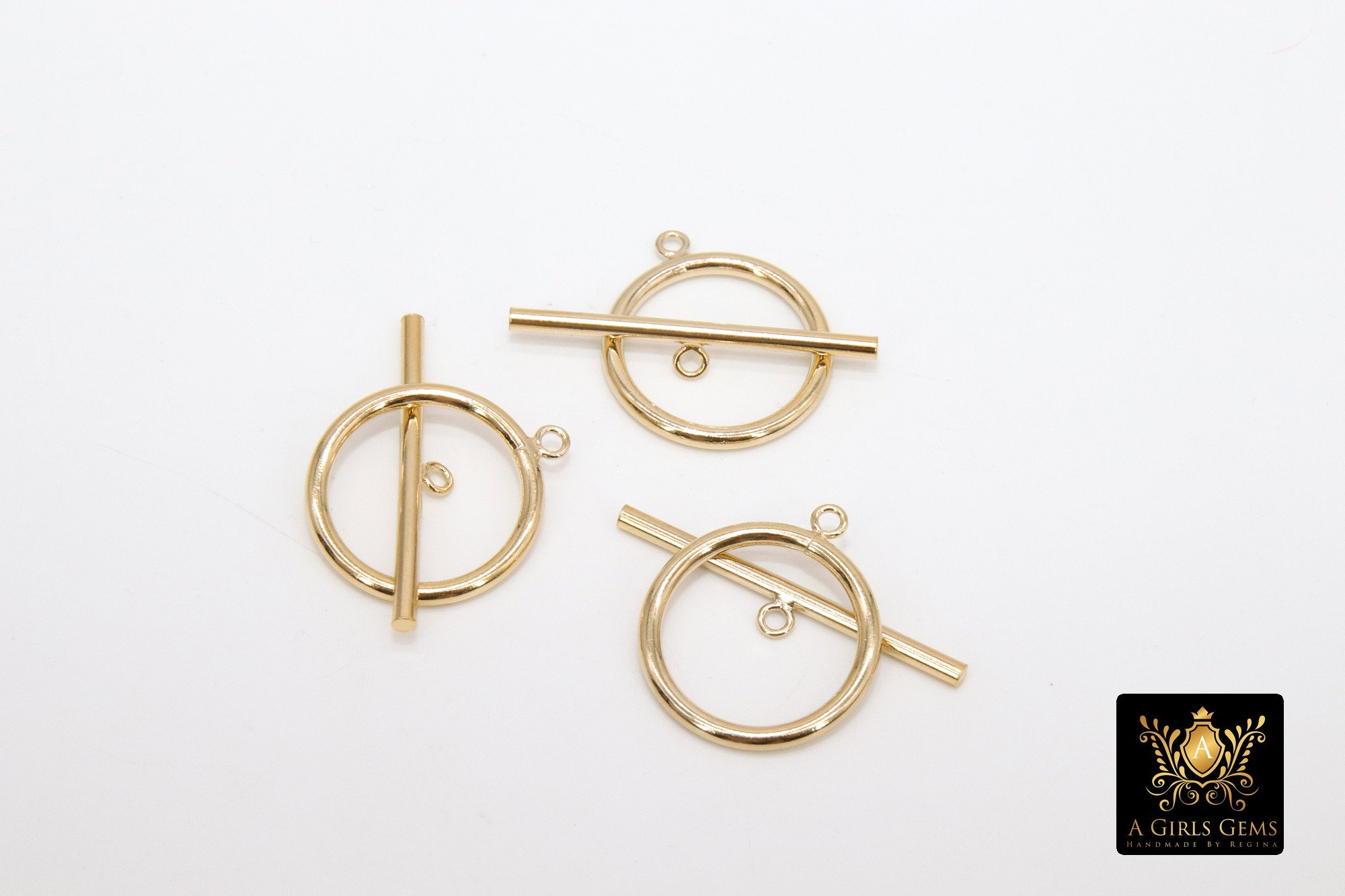 Toggle Clasp 14 K Gold Filled Extra Large Toggle Bars 2139 | Etsy