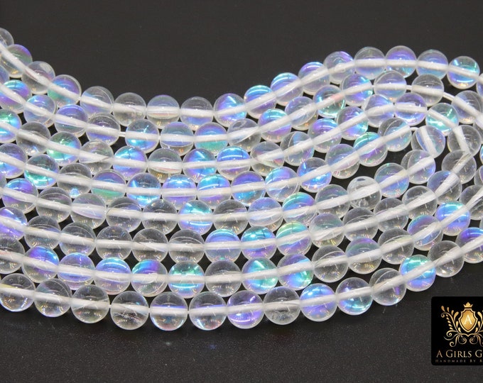 Clear AB Beads Smooth Multi Color Iridescent Beads BS 109 - Etsy
