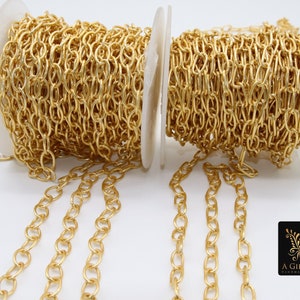 Large Link Chain, 14 Mm Rectangle Necklace Chain CH 275, 22 K Matte ...