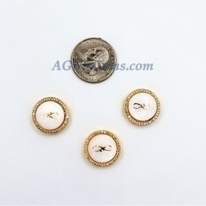 CZ Micro Pave, Infinity Shell Gold Gilding Mother of Pearl #54, Figure ...