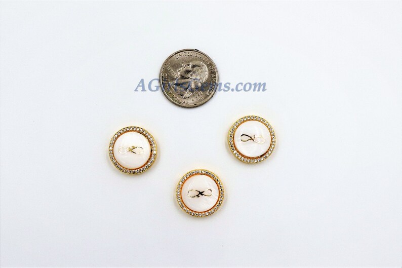 CZ Micro Pave, Infinity Shell Gold Gilding Mother of Pearl #54, Figure ...