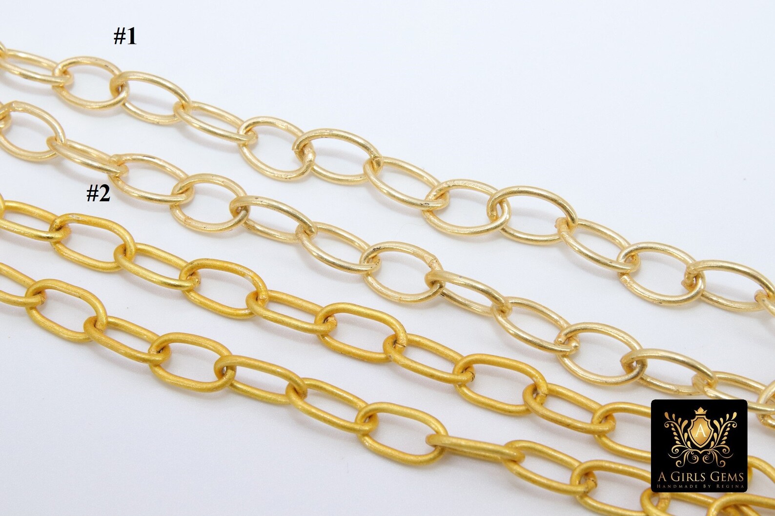 Large Link Chain 14 Mm Rectangle Necklace Chain 22 K Matte - Etsy