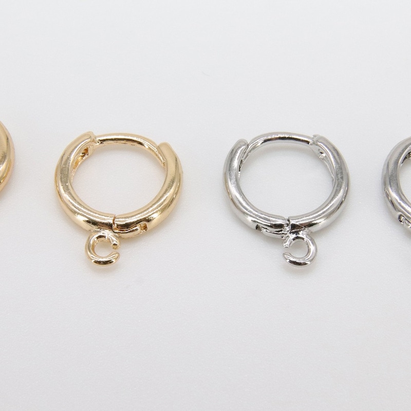 Wide Gold Loop Earrings - Etsy