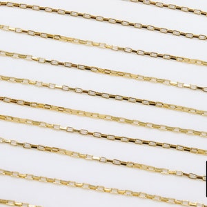 Stainless Steel Chain, 304 Steel 4 Mm Rectangle Box Chains CH #137 ...