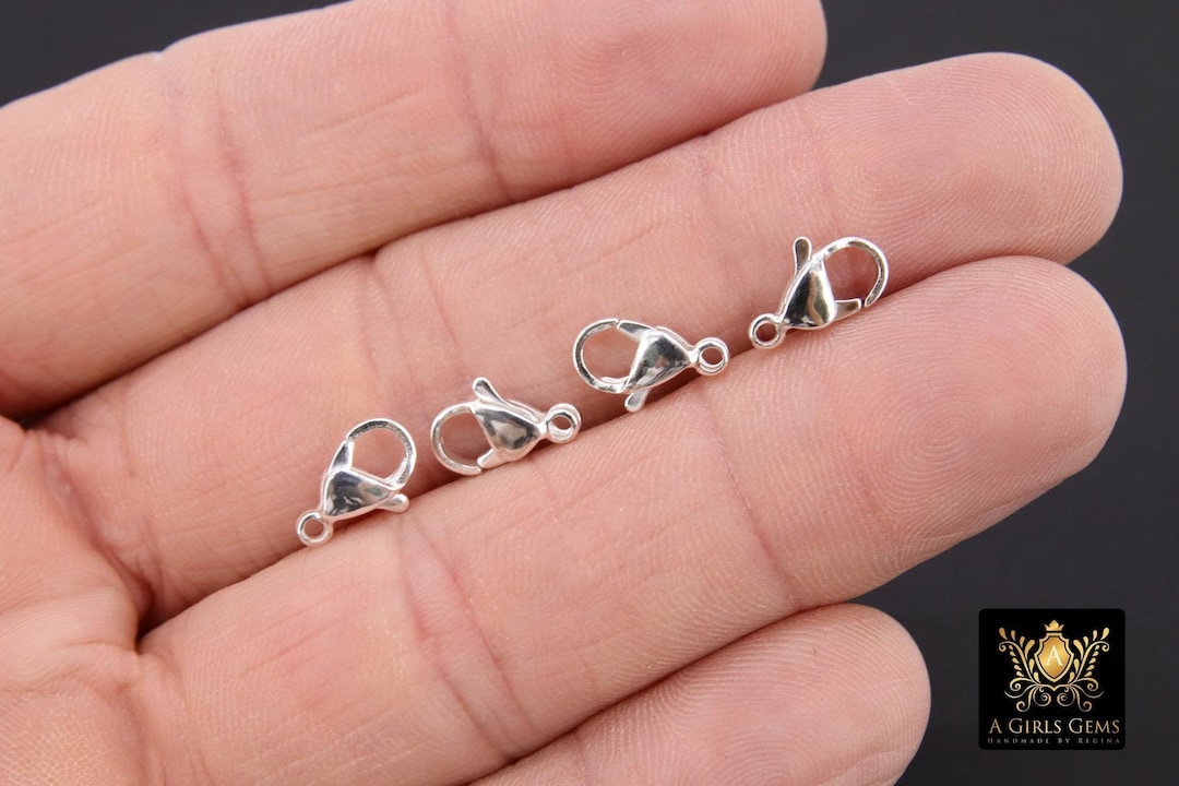 Silver Lobster Clasps, Stainless Steel Lobster Claws AG #2241,jewelry ...